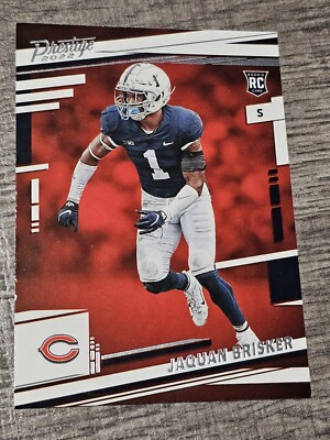 2022 Panini Prestige Football Jaquan Brisker Rookie Card #343 Chicago ...