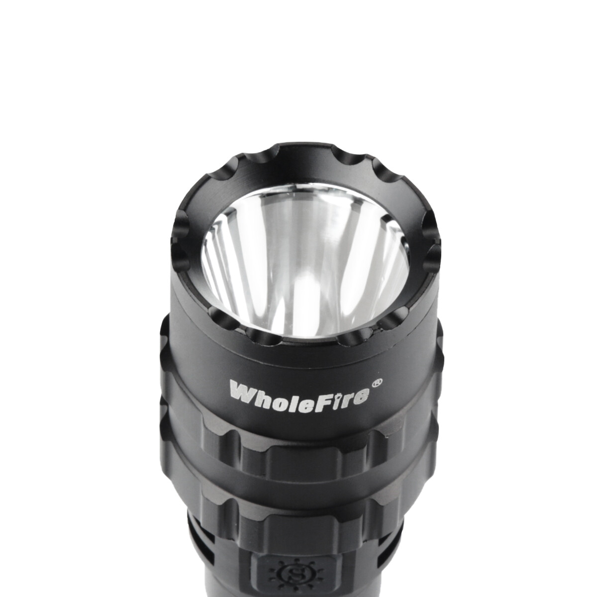 500000 Lumens Rechargeable LED Flashlight Tactical Gun Mounted Light ...