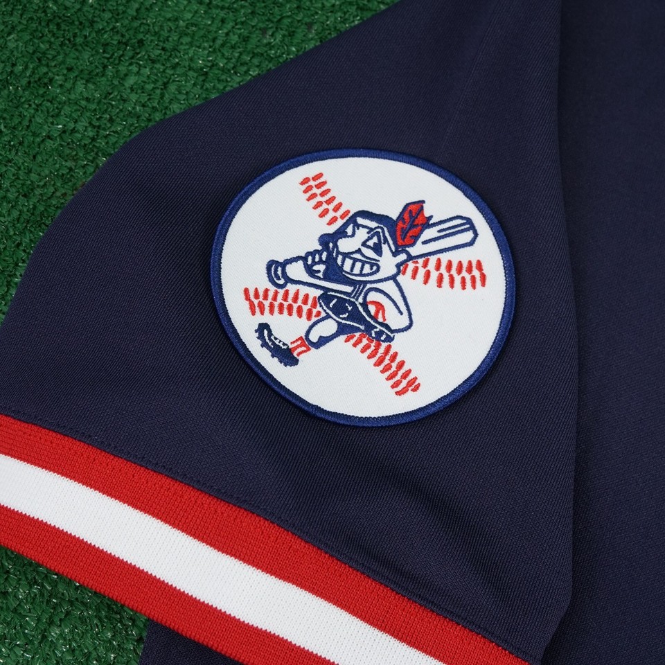 Steven Kwan 1976 Cleveland Indians Cooperstown Men's Navy Jersey w ...