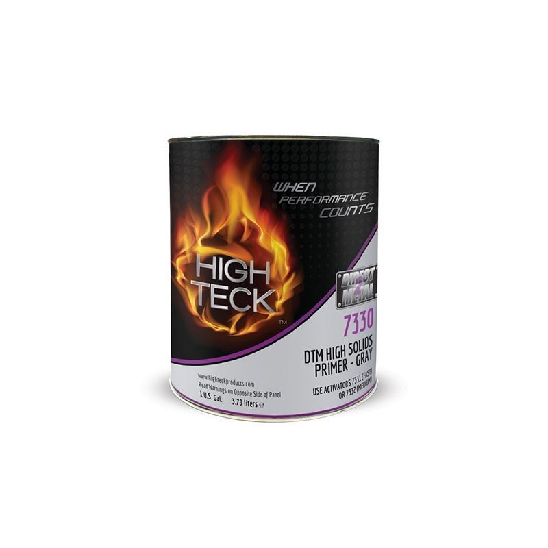 High Teck™ 7330-1 2K High Solids Urethane Primer, Gray, 4:1 Mixing Qt ...