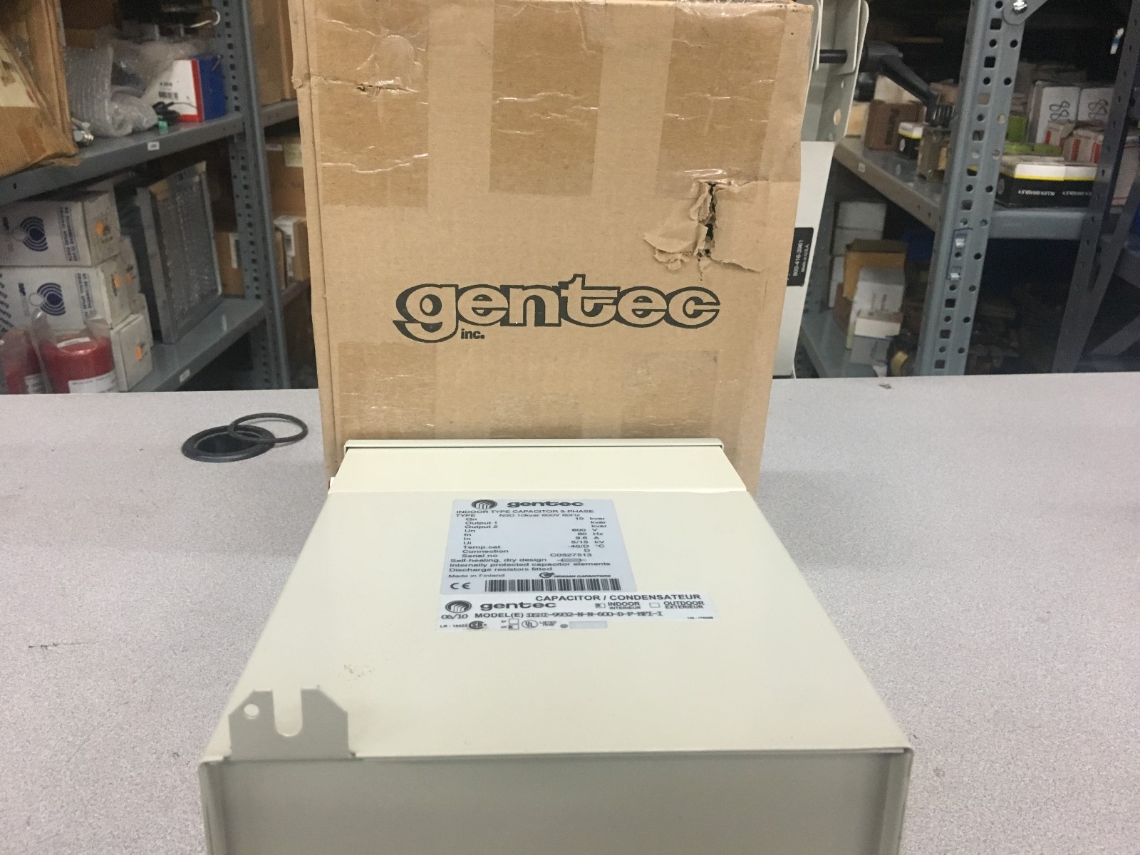 NEW IN BOX GENTEC 3-PHASE CAPACITOR DSHI-9932-N-N-600-D-F-BFI-I | eBay