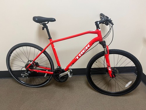 Red Trek Dual sport 2 Mountain Bike Hydraulic Disk Brakes Front Shock ...