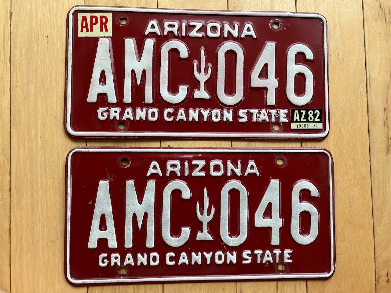 Pair of 1982 Arizona License Plates | eBay