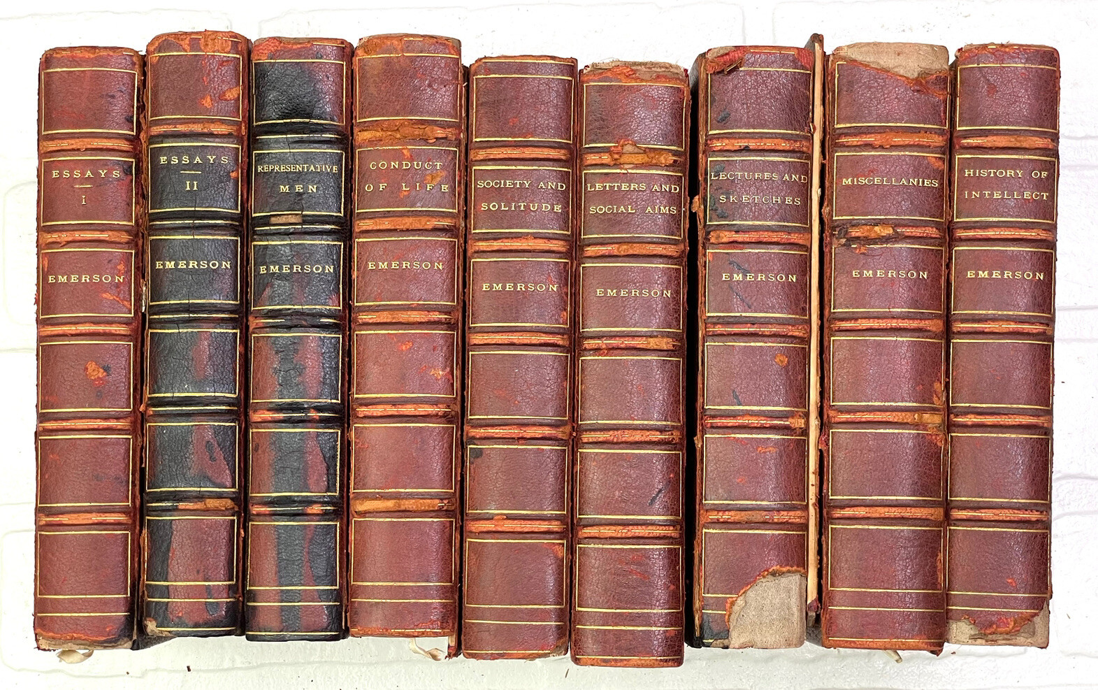 Emerson’s Works by Ralph Waldo Emerson 1884 Hardcover Houghton Mifflin ...