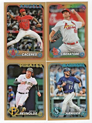 2024 Topps Series 2 GOLD Parallel /2024 - Complete Your Set ~ You Pick ...