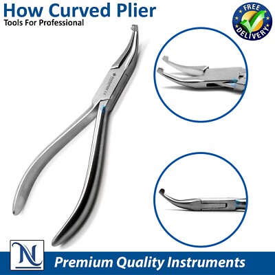 Orthodontic Howe Curved Pliers - Wire Bending, Bracket Remover ...