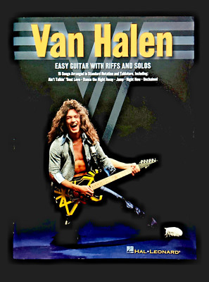 Hal Leonard: Van Halen: Easy Guitar: with Riffs and Solos: Songbook | eBay