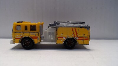 2008 Matchbox Pierce Dash Yellow Fire Engine Thailand 1:123 Scale | eBay