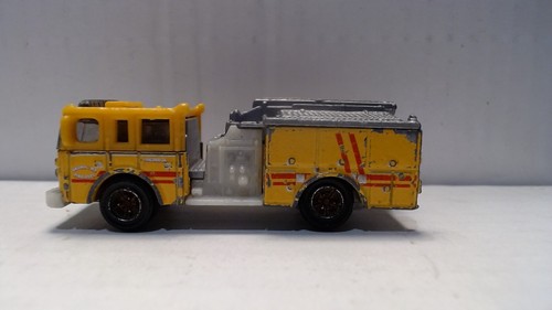 2008 Matchbox Pierce Dash Yellow Fire Engine Thailand 1:123 Scale | eBay