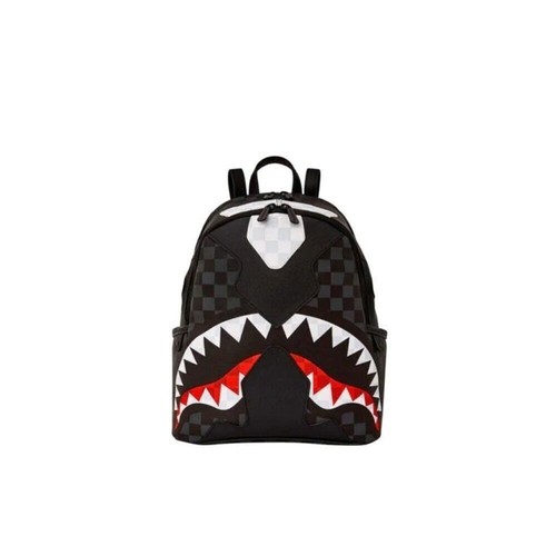 Sprayground Small Black Triple Decker Heir To The Throne Backpack | eBay UK