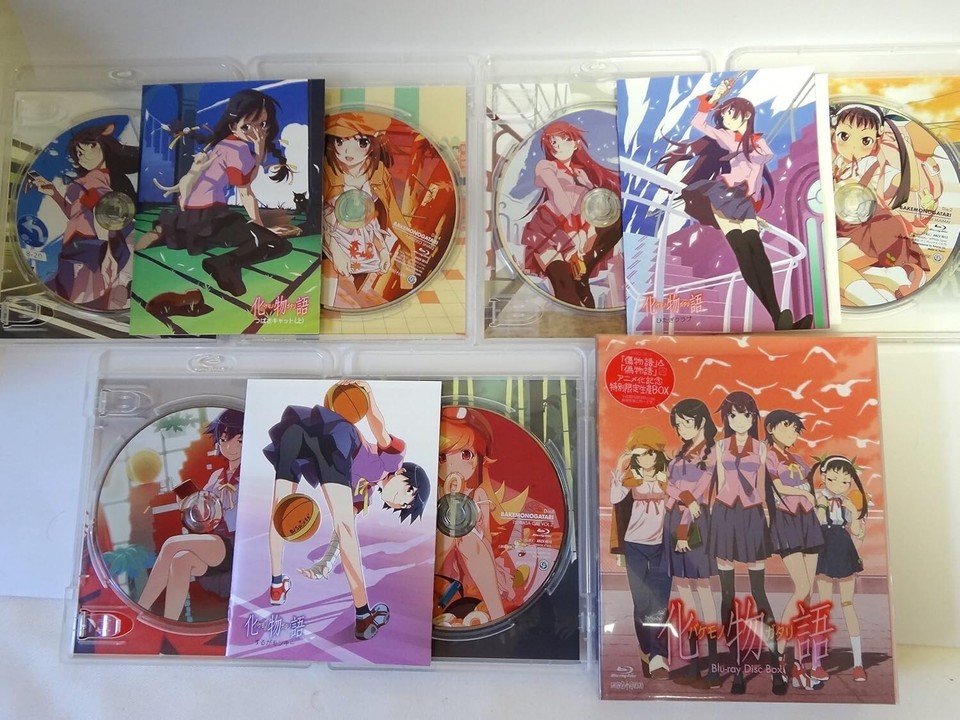 Monogatari Series 1st Season Bakemonogatari Blu-ray Box Limited Edition ...