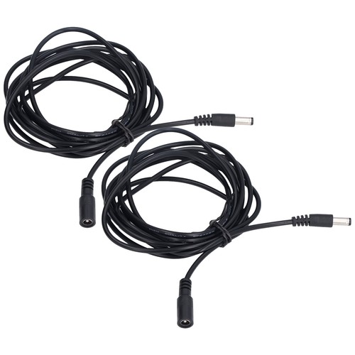 2Pcs LED Solar Light Extension Cord Monitoring Power Connection Cable 5 ...