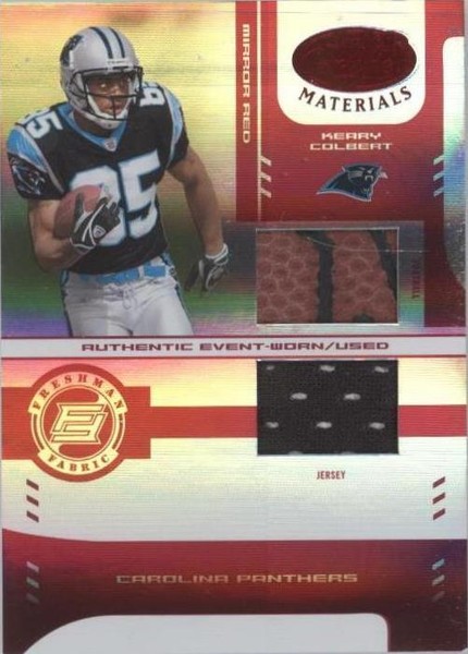 2004 Leaf Certified Materials - Freshman Fabric Mirror Red #208 Keary Colbert /150 (MEM, RC) for ...
