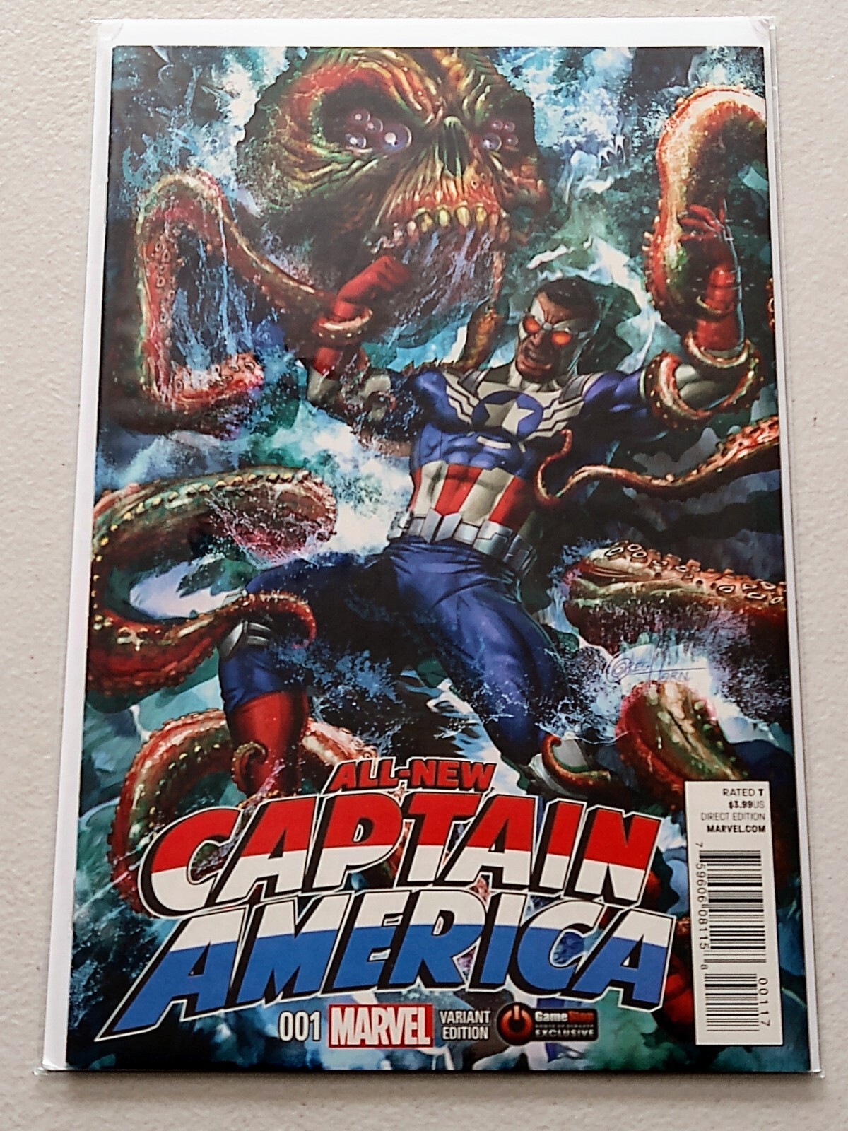 All-New Captain America #1 Gamestop Exclusive Greg Horn Variant NM ...