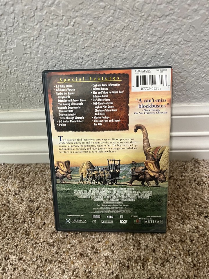 Dinotopia Original Mini Series 2-disc DVD Set Hallmark Entertainment ...