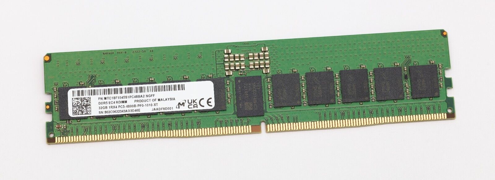 Micron MTC20C2085S1EC48BA1R 32GB DDR5 Memory for sale online | eBay