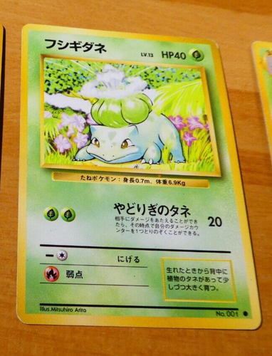 POKEMON POCKET MONSTERS JAPANESE CARD GAME CARTE BULBASAUR LV13 NO.001 ** | eBay