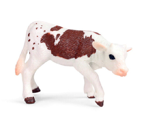 6.5cm Mini Calf Cow Bull Ox Buffalo Cattle PVC Toy Animal Figure Kids ...