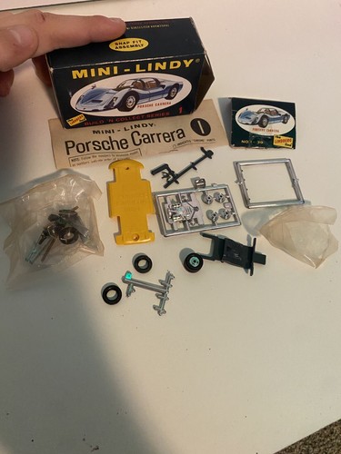 LINDBERG MINI LINDY Porsche Carrera MODEL KIT Box ,Manuel, And Parts ...