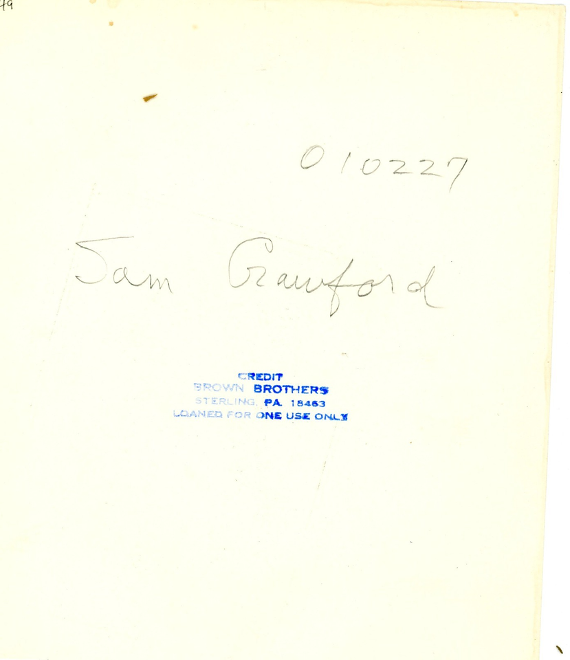 Vintage Sam Crawford Baseball HOF Detroit Tigers Photo | eBay