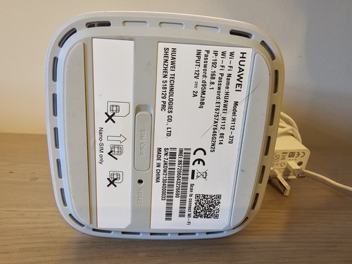 HUAWEI 5G CPE Pro Router H112-370 - Mobile Broadband Router Wi-Fi ...