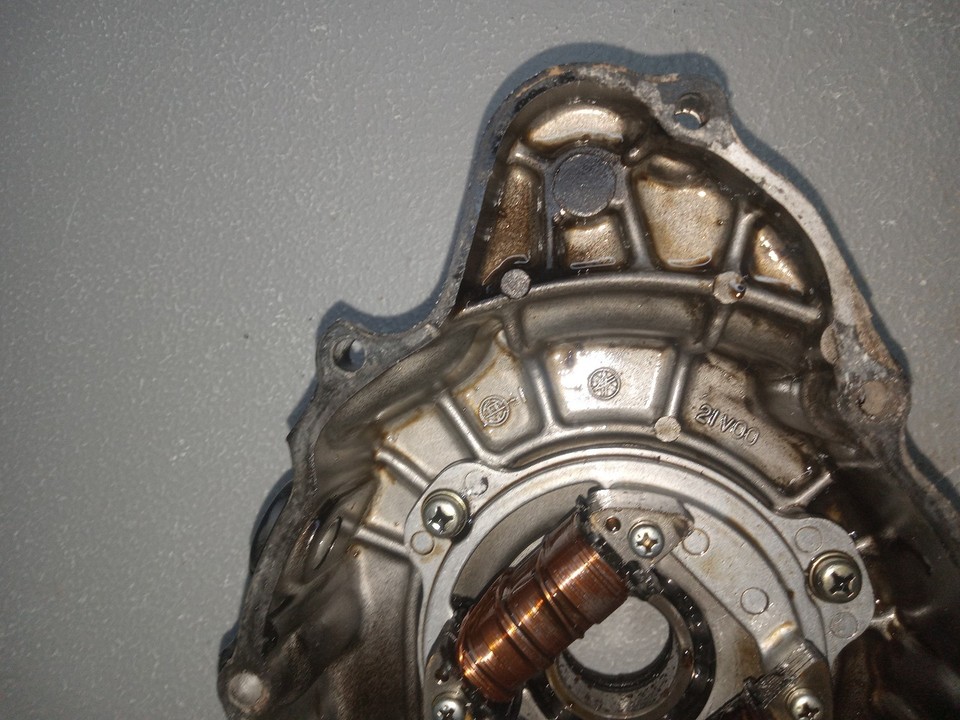 UNTESTED CONDITION Yamaha 1983 YTM 200 Tri Moto Stator and Case | eBay