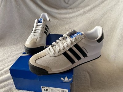 Adidas Men’s 10 White Black Originals Samoa Sneakers 675033 New | eBay ...
