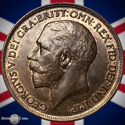 Great Britain 1913 Penny 1d GB6814 | eBay