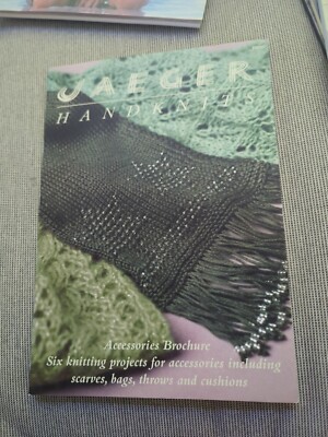 Jaeger Handknits Accessories 6 Designs Knitting Pattern Book JB06 | eBay