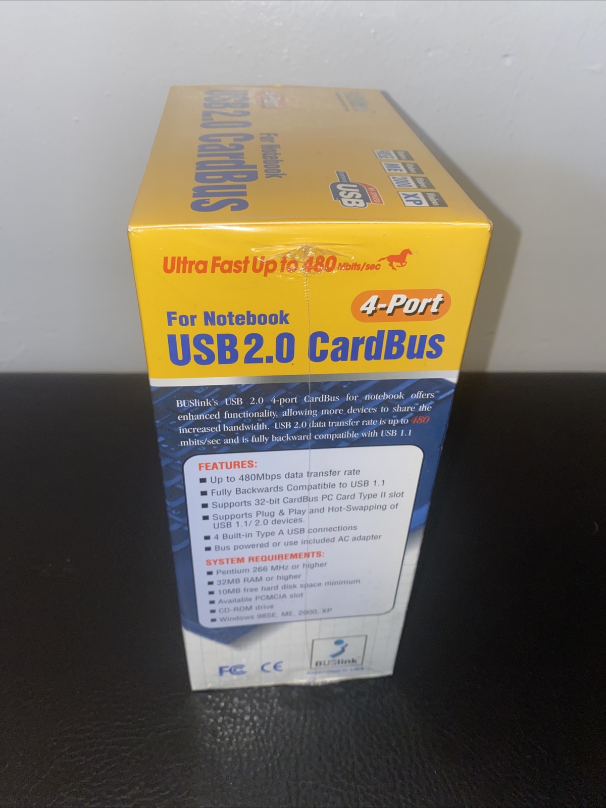 BUSlink 4-port USB 2.0 CardBus PC Card for Notebook for sale online | eBay