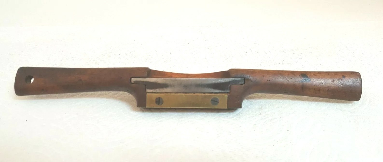 Antique wood brass spoke shave tool 1800s carpentry tool | eBay