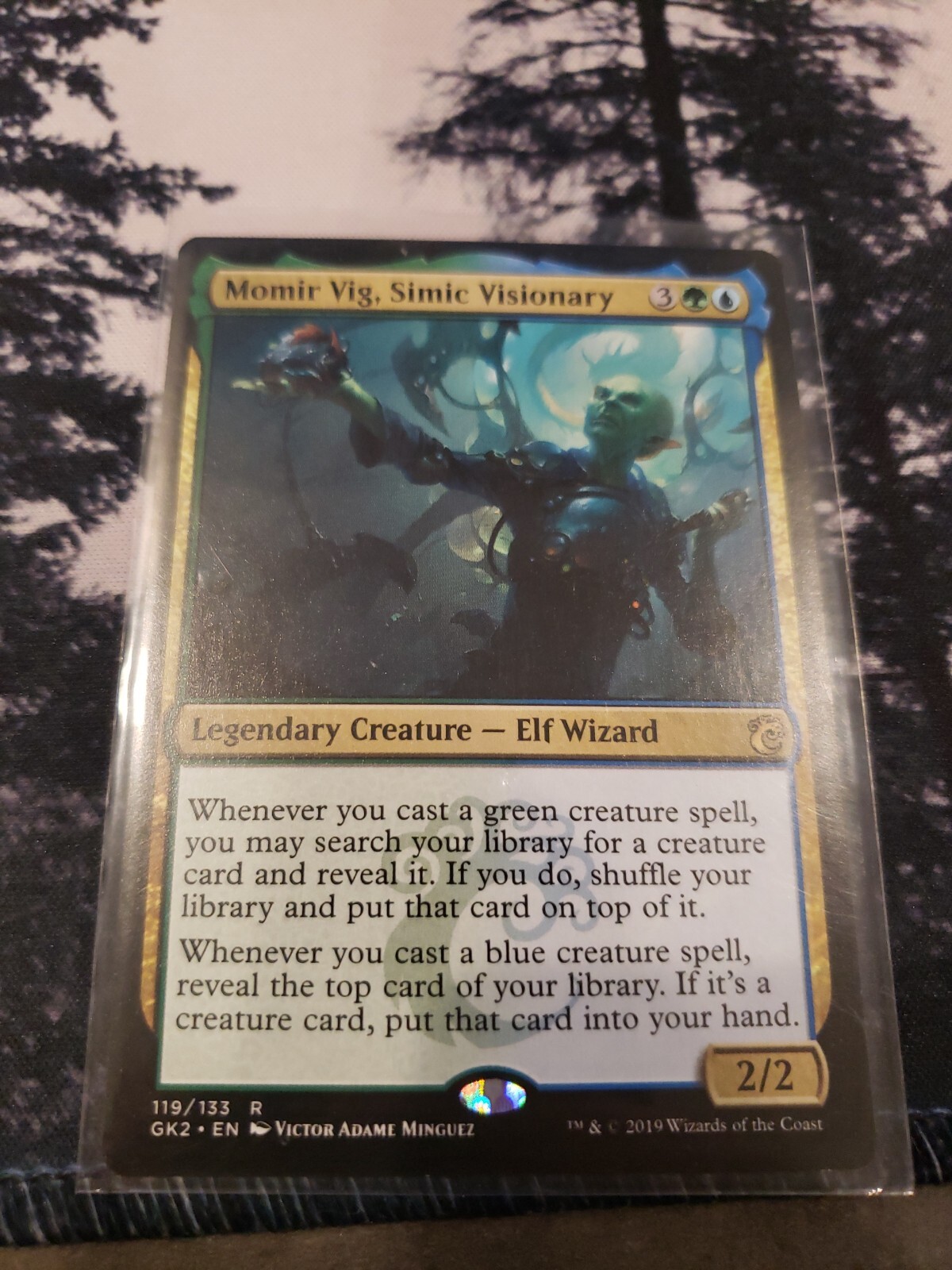 MTG Rare Momir Vig, Simic Visionary x 1 NM - Ravnica Allegiance Guild ...