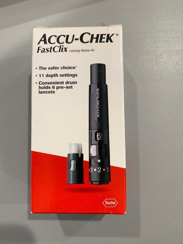 Accu Chek FastClix Lancing Device Kit (One Lancing pen) | eBay