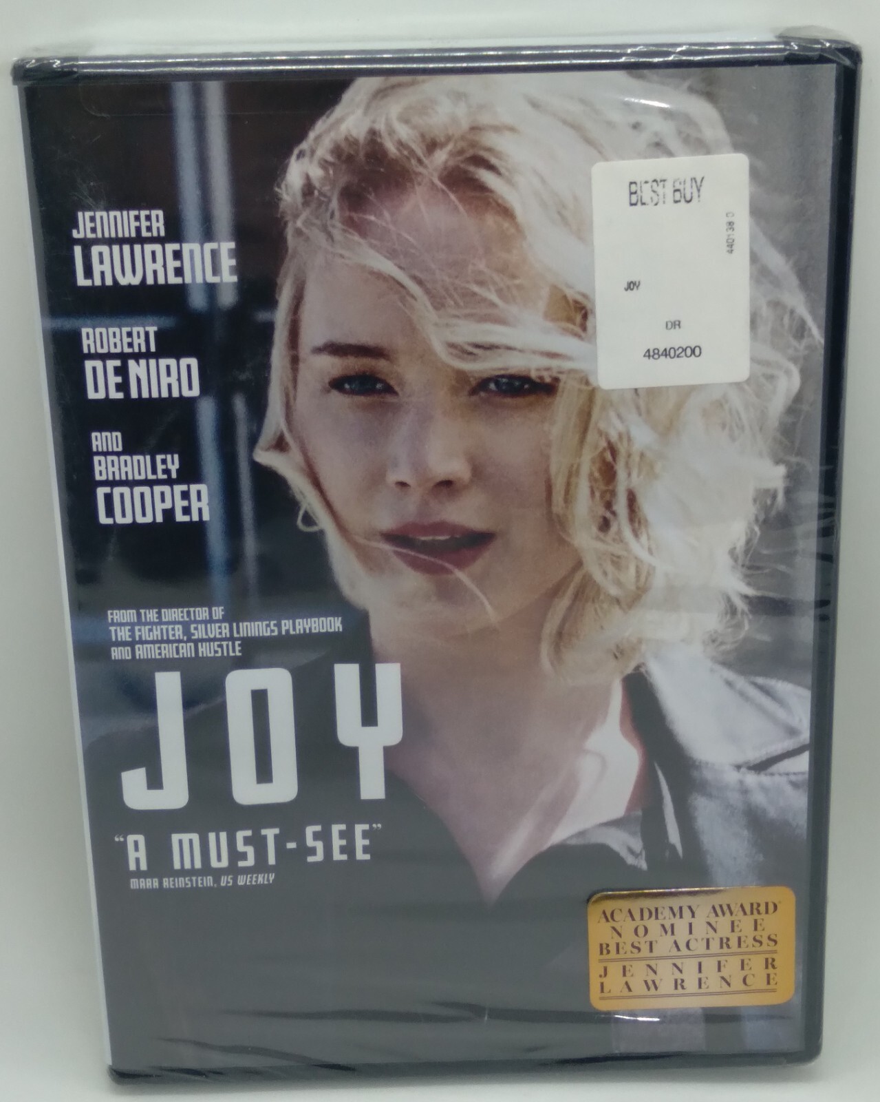 Joy (DVD, 2015, Widescreen) New & Sealed! Jennifer Lawrence Robert ...