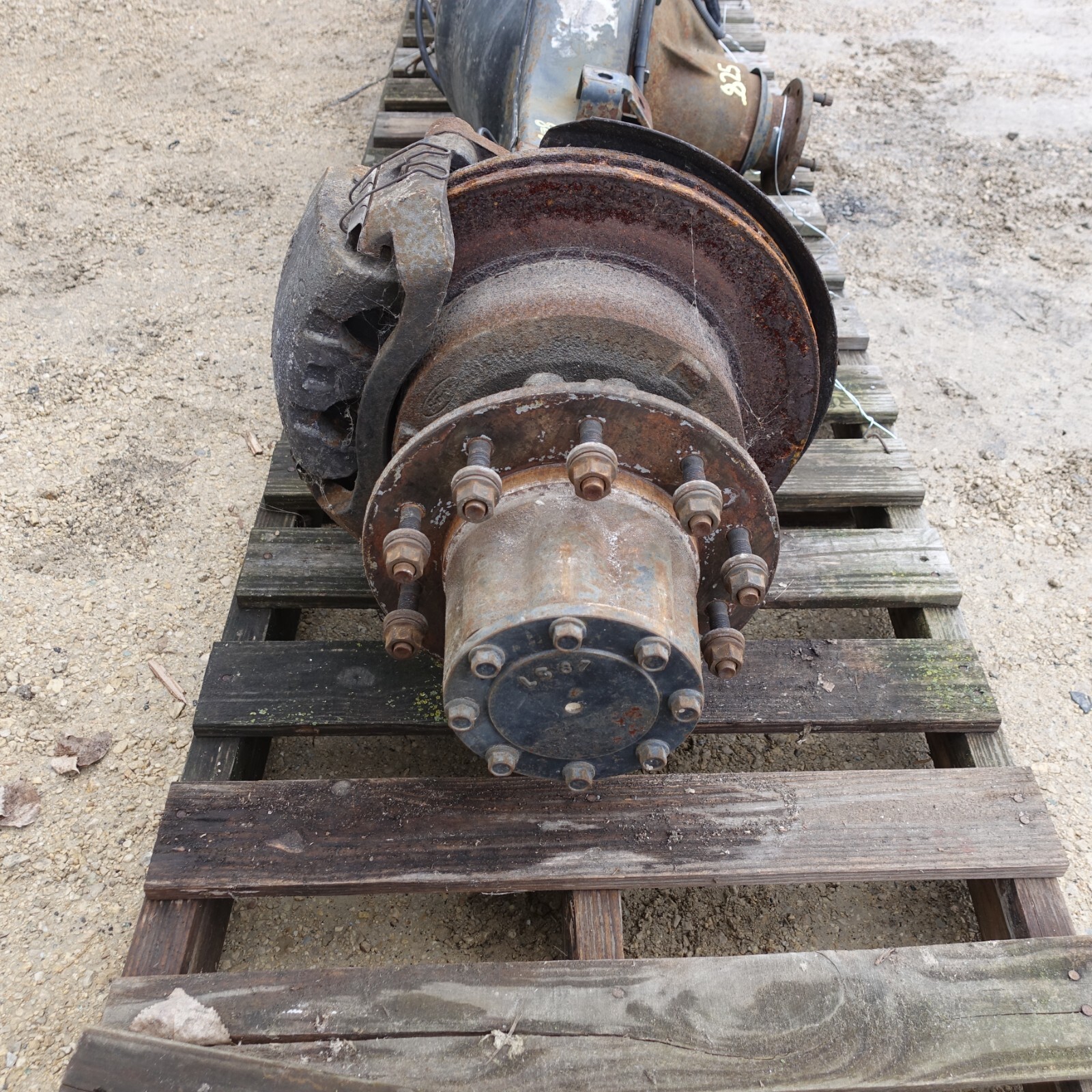 2008 Ford F450 Rear Axel Assembly Dually 4.88 Ratio | eBay