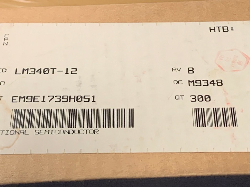 LM340T12 (7812) Positive 12 volts at 1 Amp Voltage Regulator | eBay