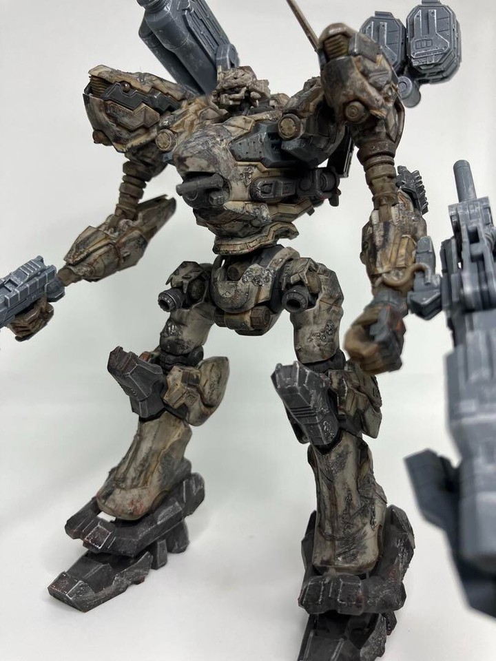 Armored Core Nightfall Steel Haze Weathring Painted SET 30MM BANDAI ...