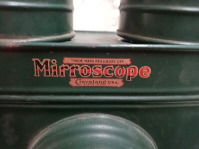 Mirroscope Cleveland USA Antique Vintage Photo Post Card Projector ...