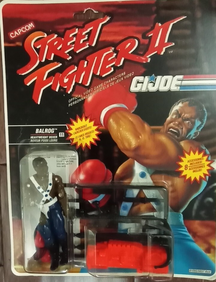 GI Joe Street Fighter 1993 Figure Lot MOC Zangief, Balrog, Sagat, Vega ...