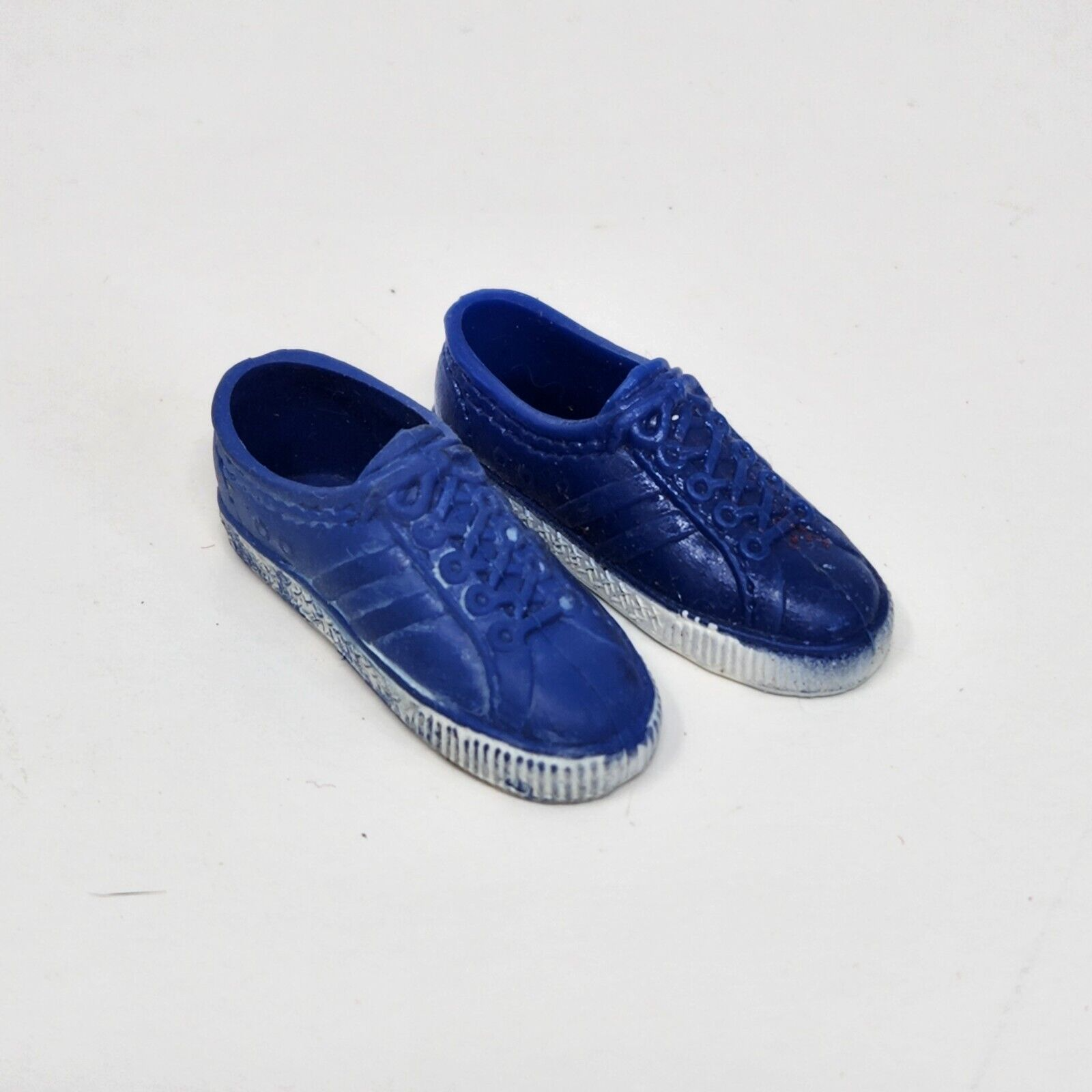 VINTAGE 1960's MATTEL BARBIE KEN BLUE + WHITE LACE UP SHOES SNEAKERS ...