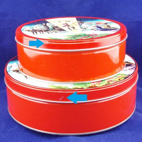 Alamo Cowboy DeLuxe Fruit Cake Tin Set from Collin Street Bakery ...
