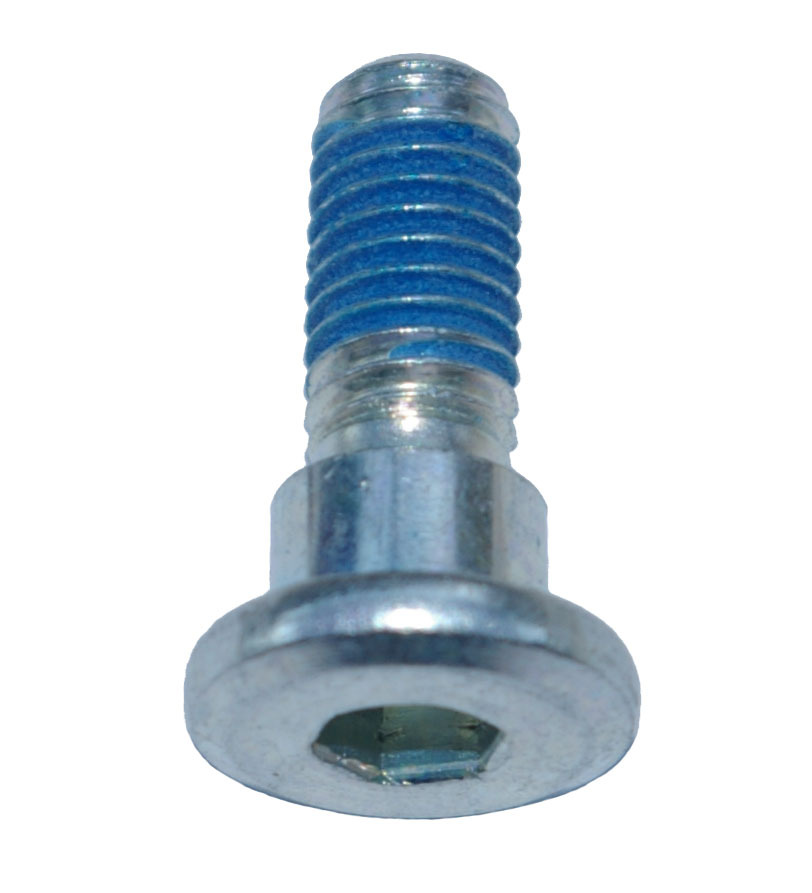 Brake disc bolt 8mm x 1.25 recessed head, 6mm length shoulder, length u ...