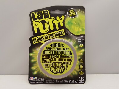 LAB PUTTY - Glows In The Dark by Ja-Ru w/ Storage Tin | 50 g / 1.76 oz ...