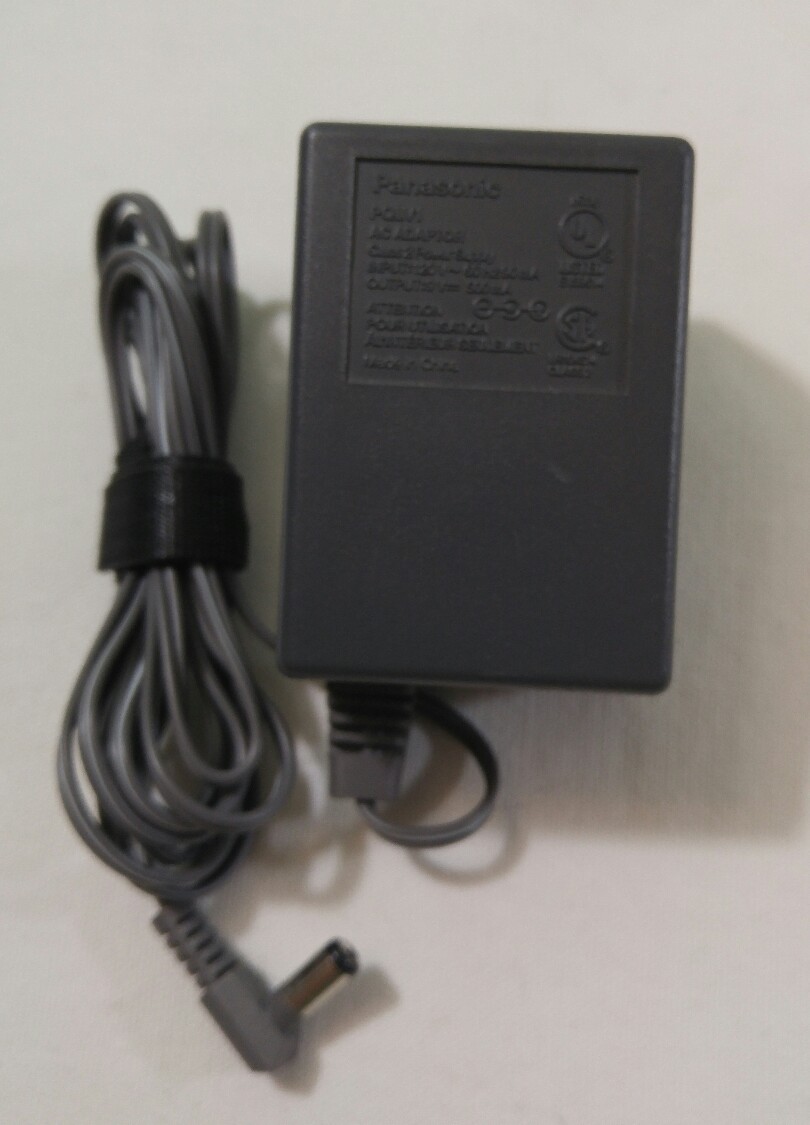 Panasonic PQLV1 AC/DC Adapter Phone Charger Transformer Output 9V 500mA ...