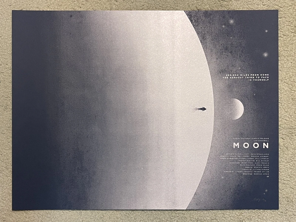 Moon Movie Poster Sam Rockwell
