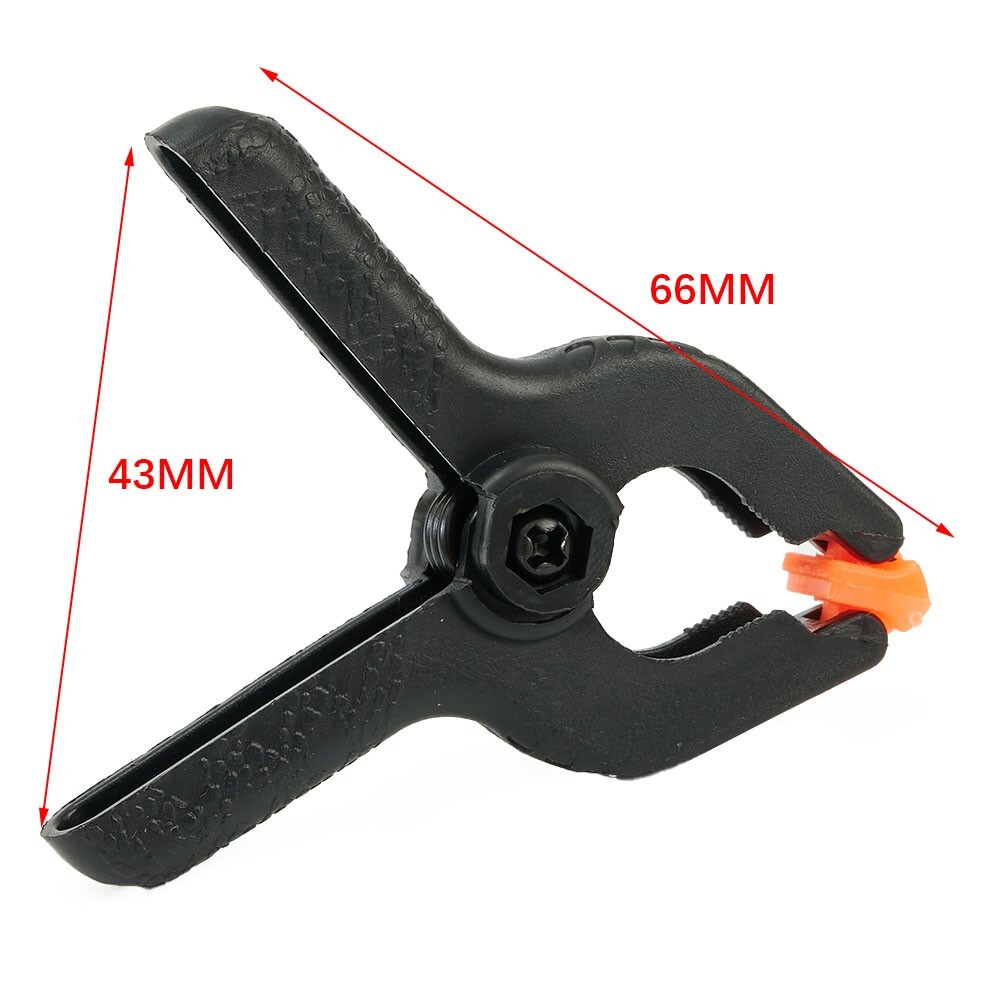 Secure Fastening with 20pcs Durable Plastic Spring Clip Non Slip Handle ...