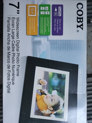 COBY 7" WIDESCREEN DIGITAL PHOTO FRAME MODEL DP732 | eBay