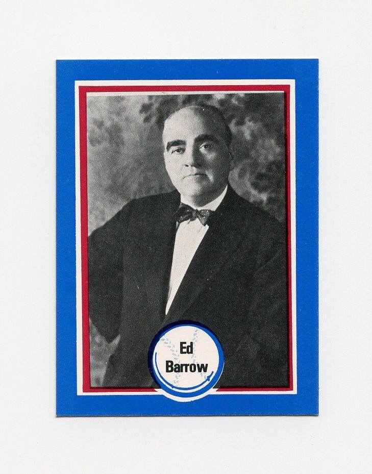 #TN28133 ED BARROW 1970's Shakey's Pizza Baseball Card | eBay