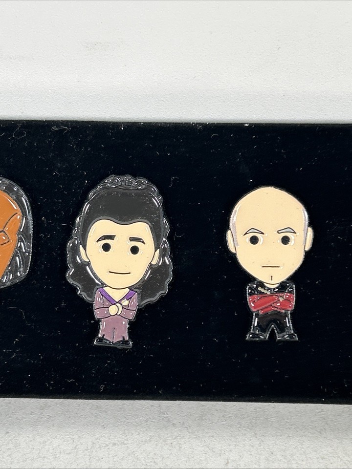 Eaglemoss Hero Collector Star Trek Picard: Chibi Pin Badge Box Set | eBay