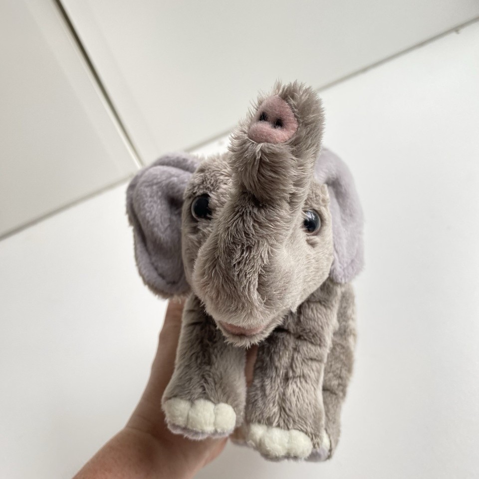 SOS Save Our Space Gray Elephant Plush 8" Stuffed Animal Toy | eBay